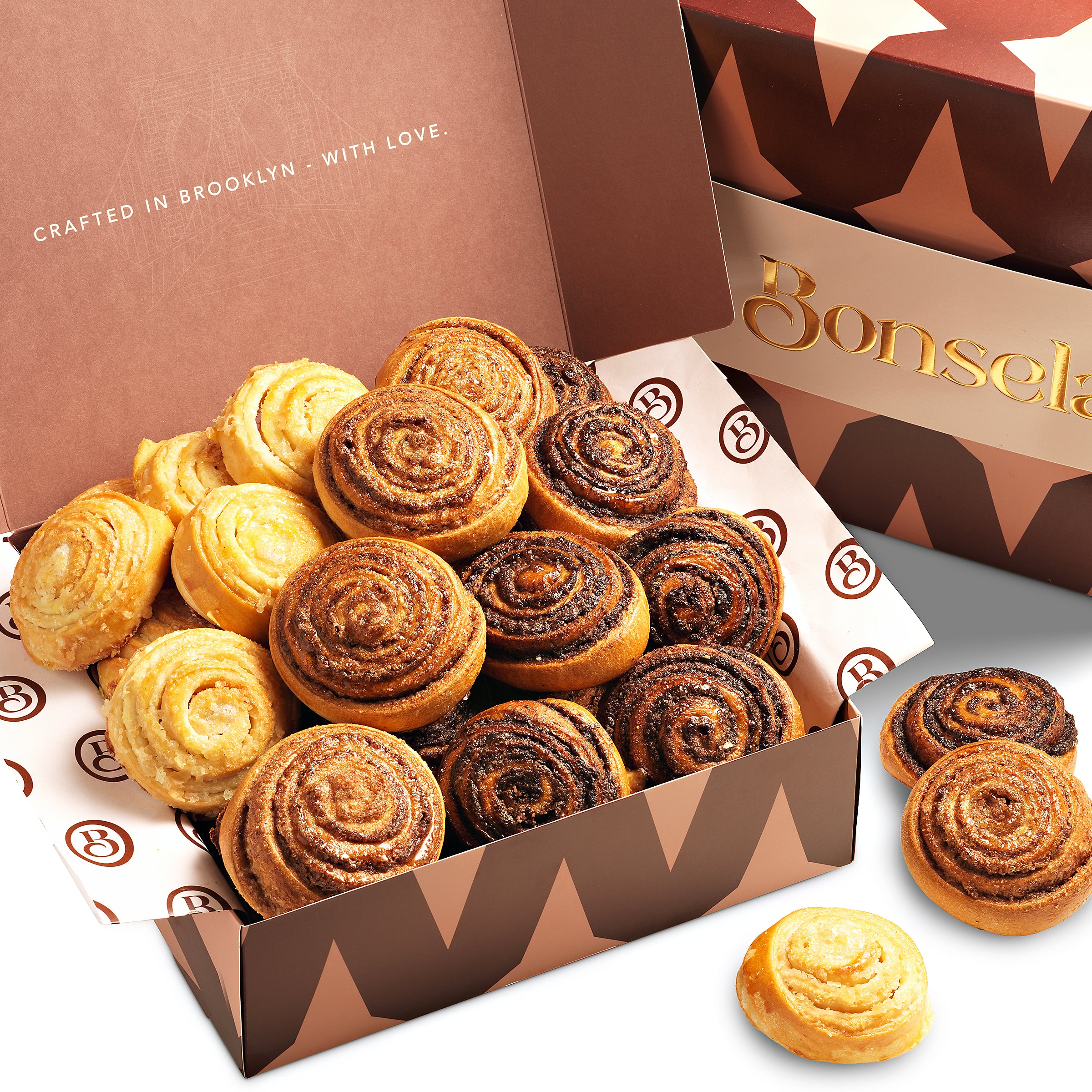 Bakery Food Gifts Variety, Individually Wrapped 28pc Danishes – Bonsela
